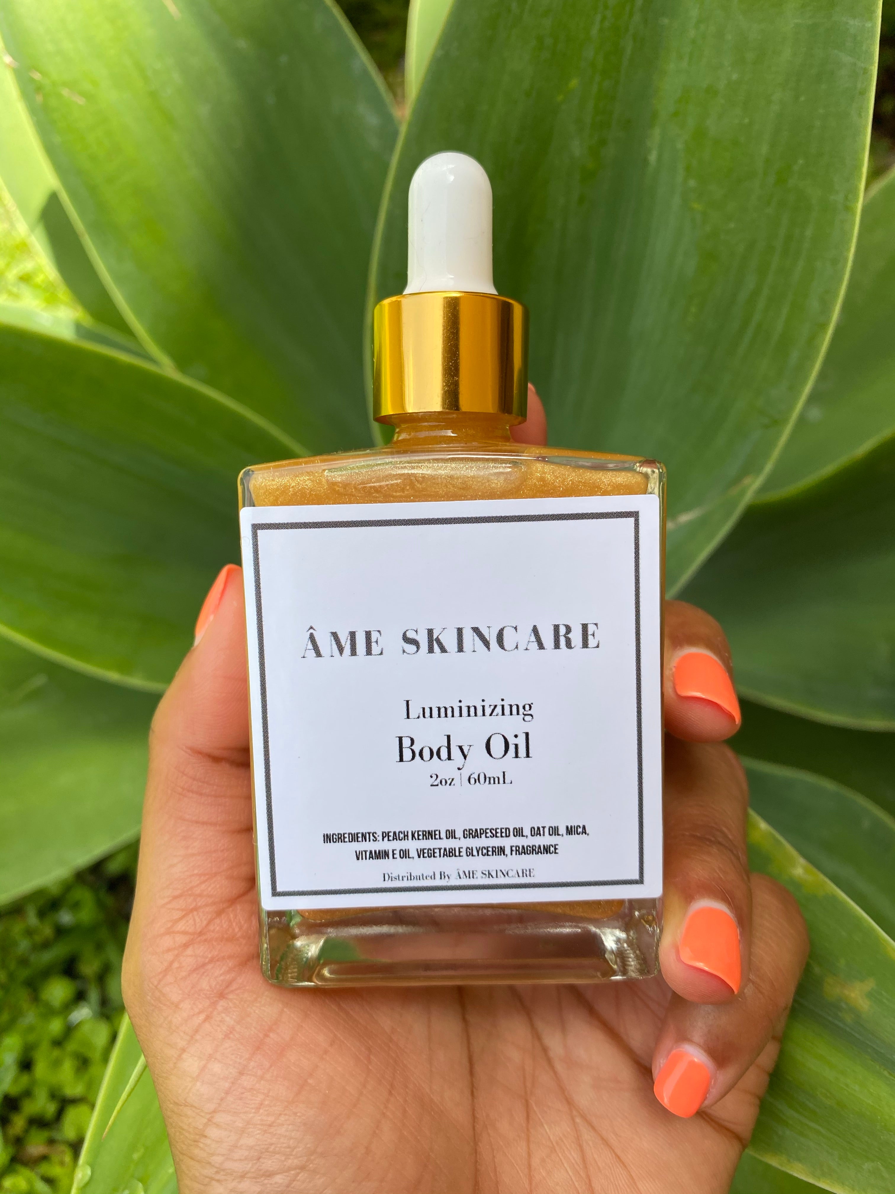 The Luminizing Body Oil in Golden Drip – ÂME SKINCARE
